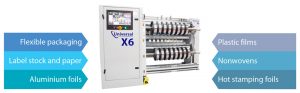X6 Duplex Slitter Rewinder - Universal Converting Equipment